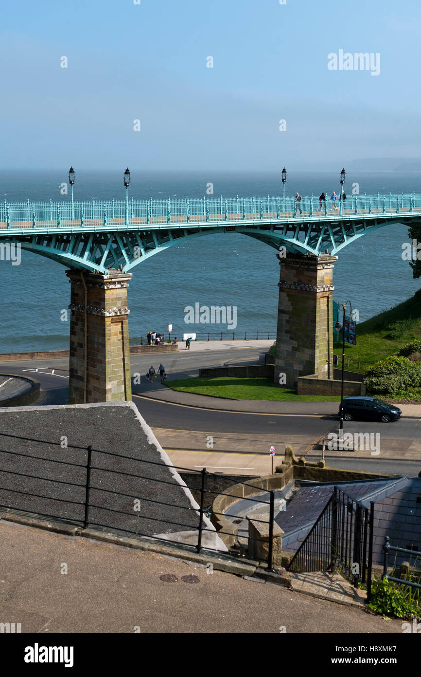 The Spa Bridge at Scarborough, UK, opened in 1827 Stock Photo - Alamy