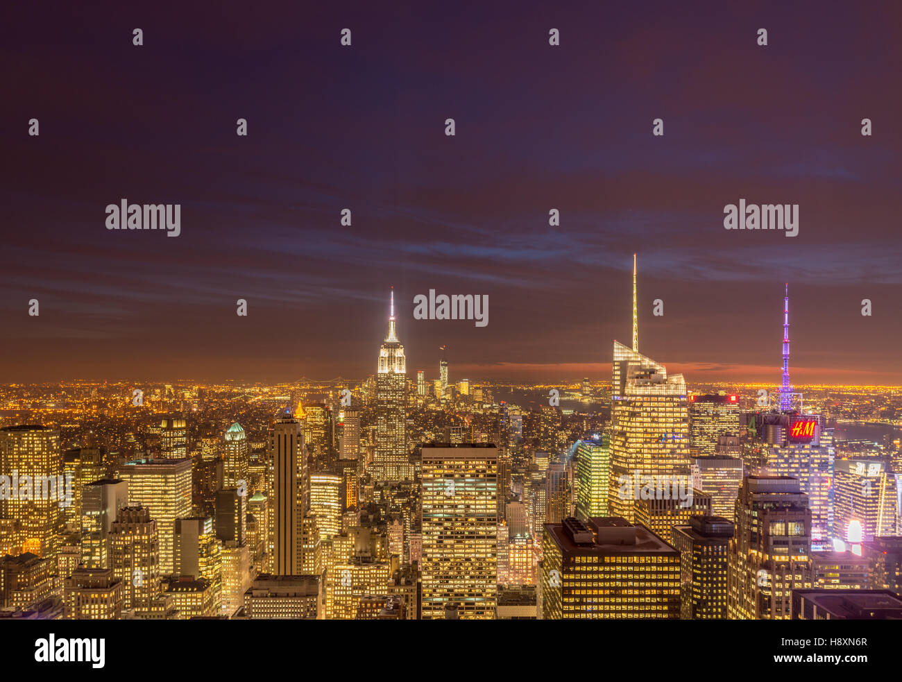 New York - DECEMBER 20, 2013: View of Lower Manhattan on December 20 in ...