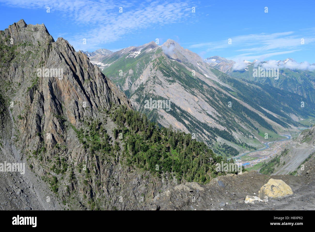 Himalayas Kashmir Landscape Himalayan mountains Scenic view Jammu and ...