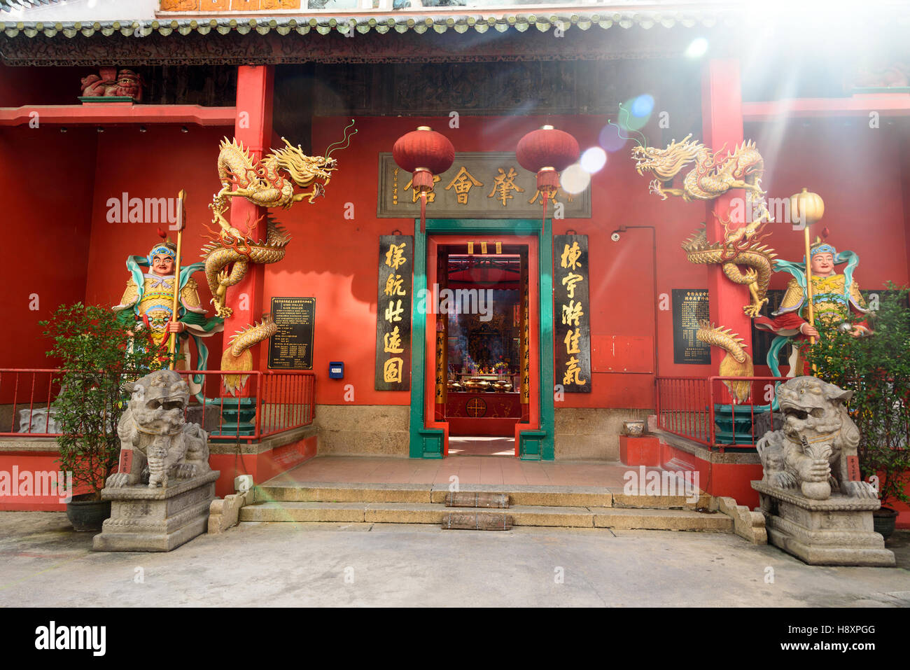 Guan di temple also known as kuan ti temple hi-res stock photography ...