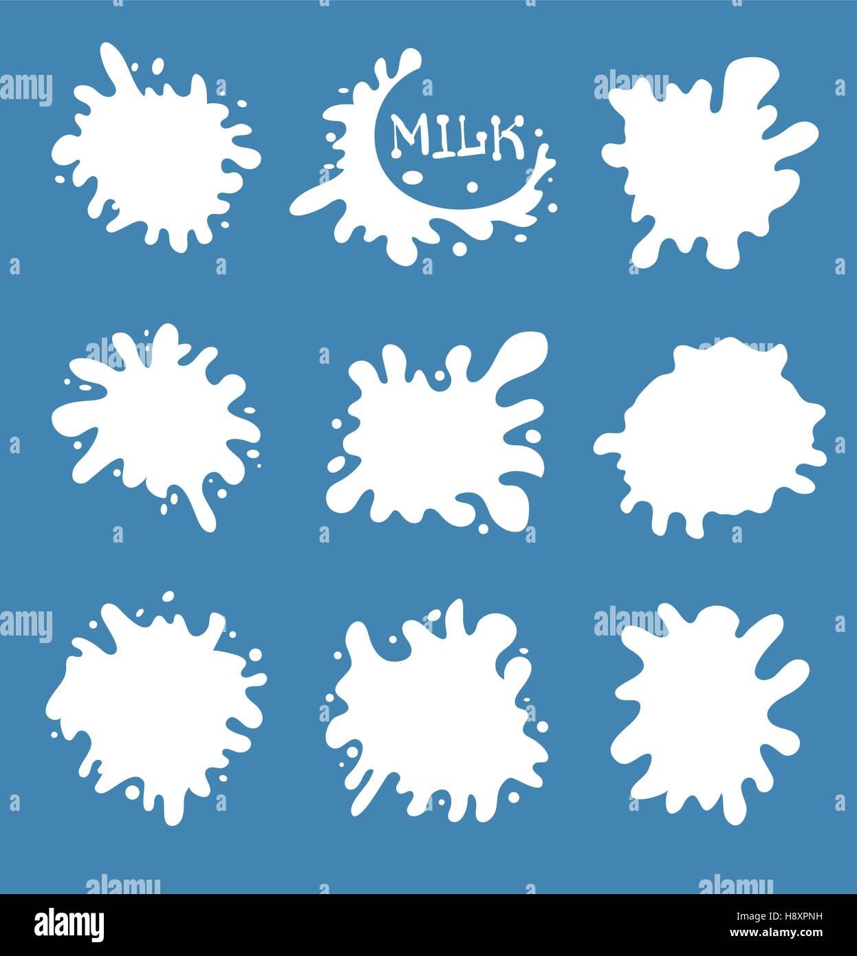 Milk Splash Vector