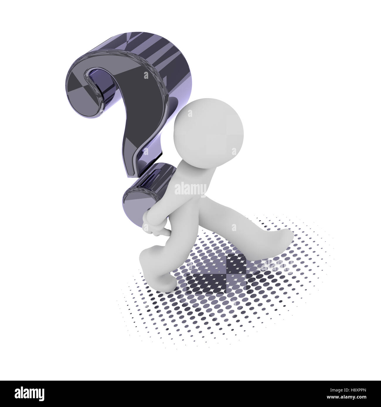 Question mark glossy Cut Out Stock Images & Pictures - Alamy