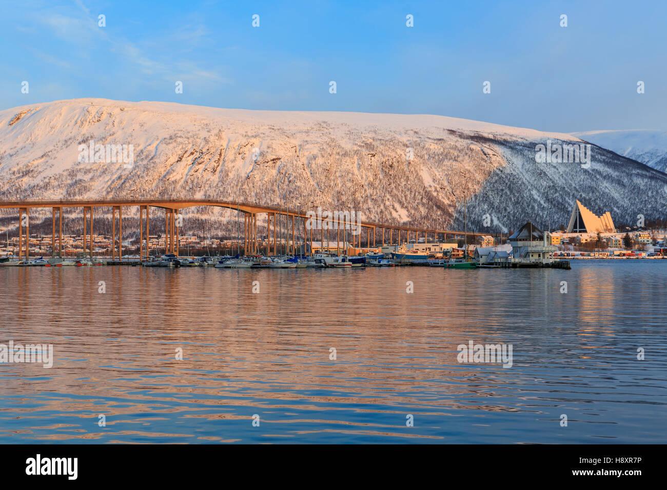 Tromso cantilever bridge hi-res stock photography and images - Alamy