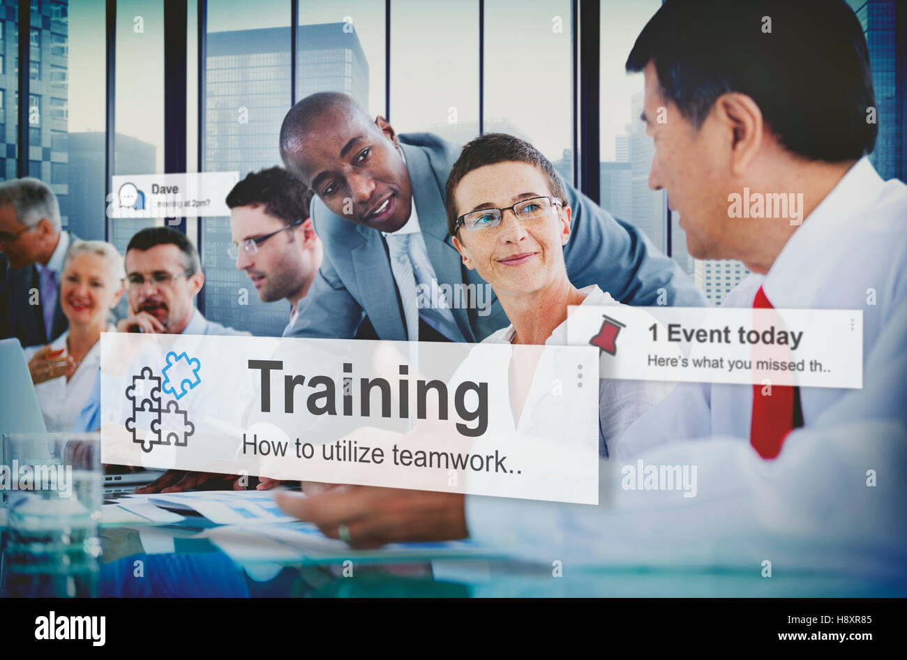 Training Development Skill Learning Improvement Education Concept Stock ...