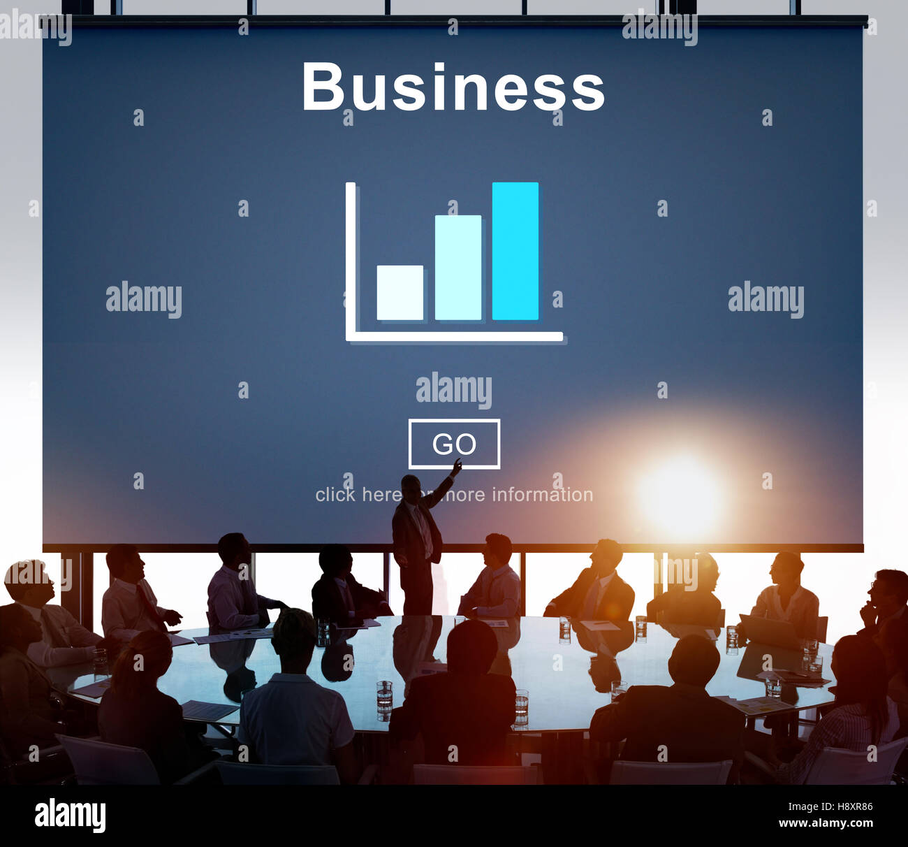 Business Organization Bar Chart Statistics Concept Stock Photo - Alamy