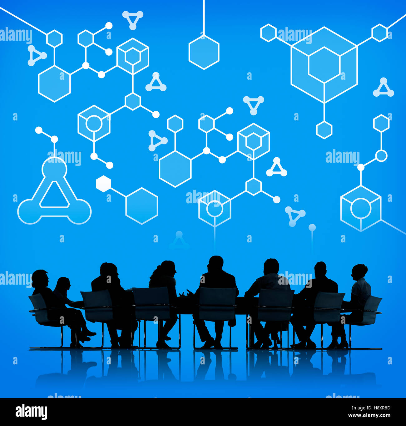 Molecular Structure Chemistry Science Experiment Concept Stock Photo ...