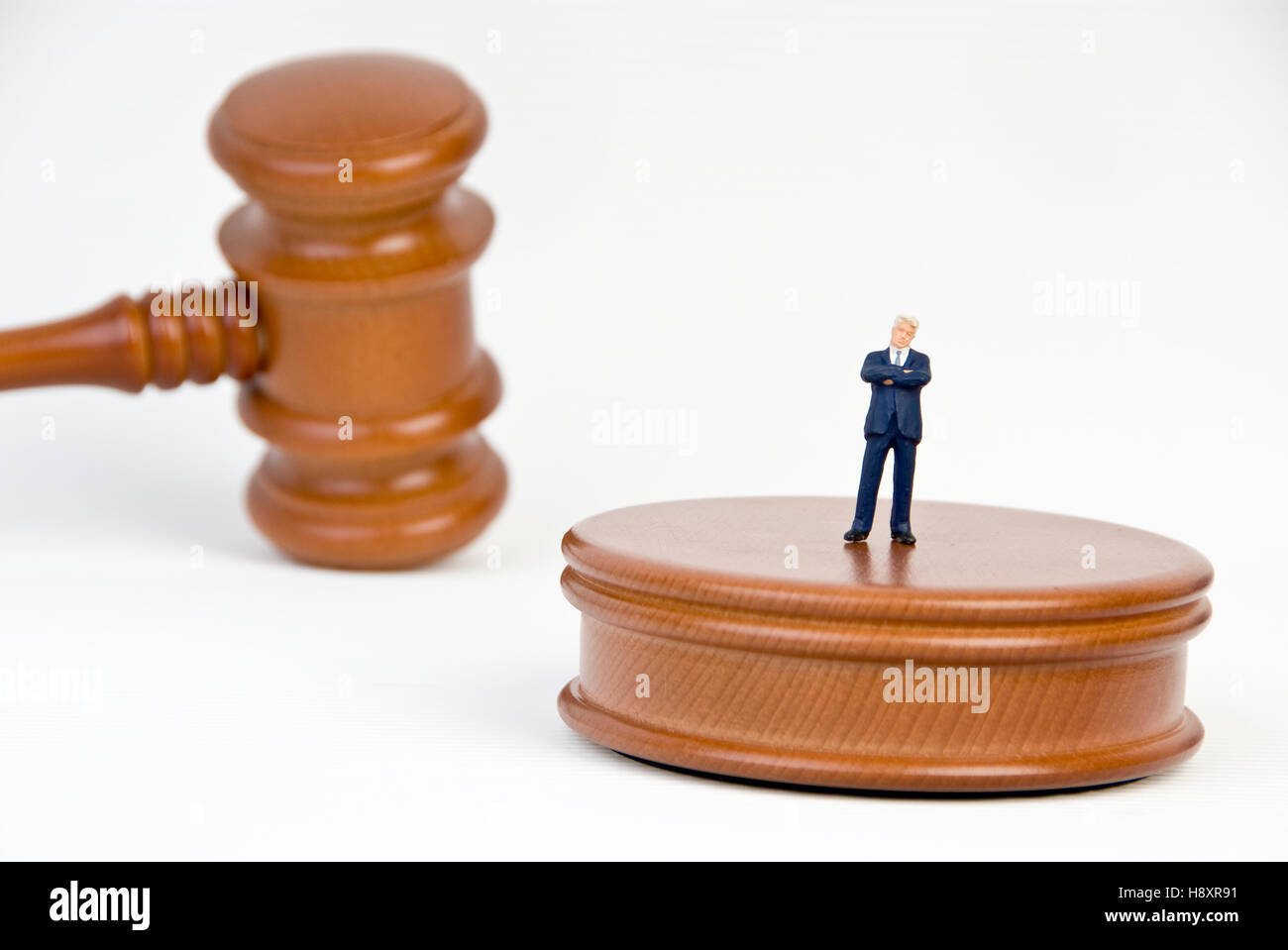 Figurine and mallet Stock Photo - Alamy