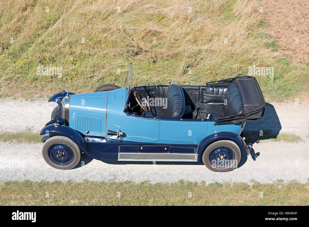 Oldtimer Citroen B10 with top down, Torpedo Commerciale, made in 1925 ...