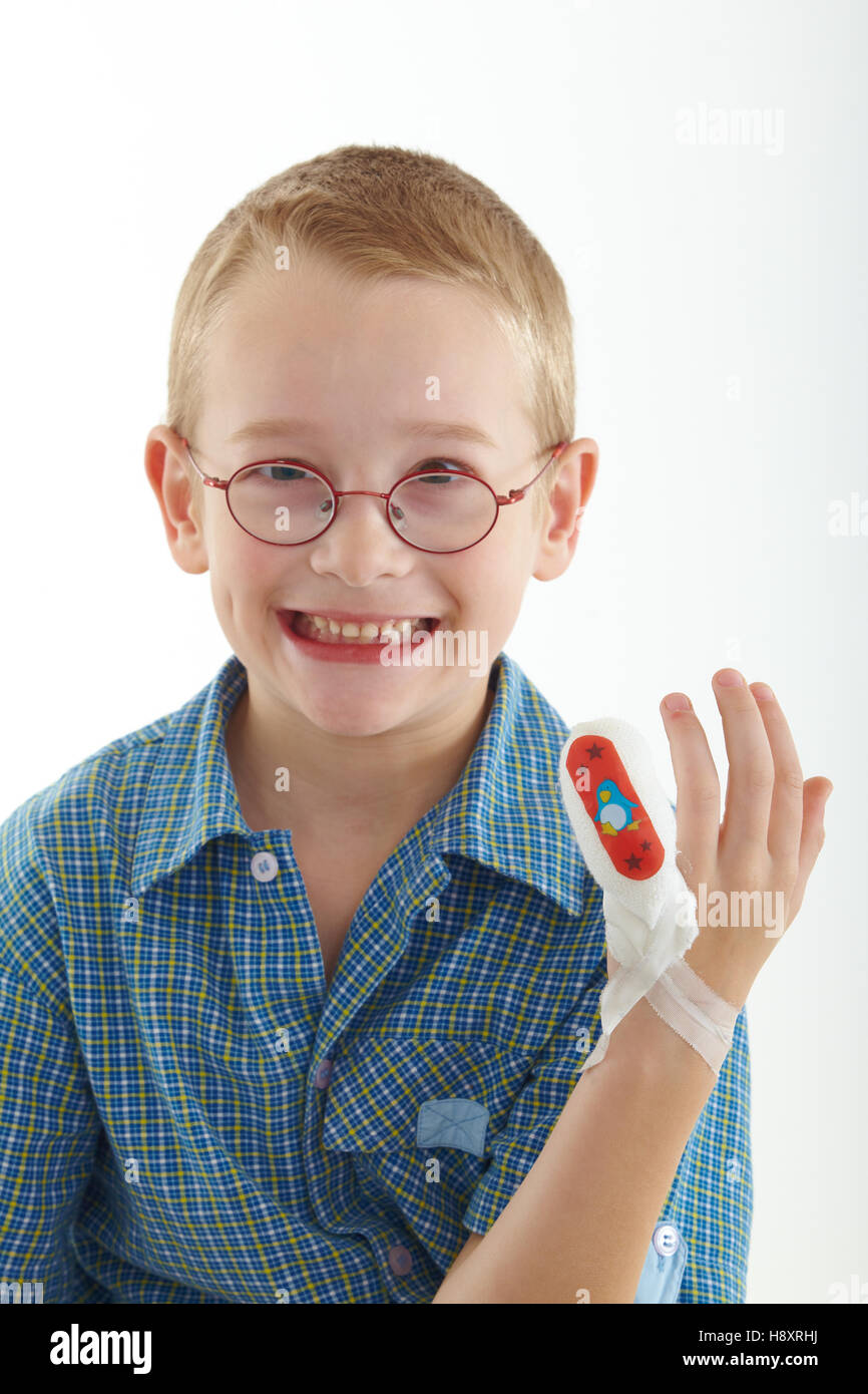 Child bandage on little finger hi-res stock photography and images - Alamy