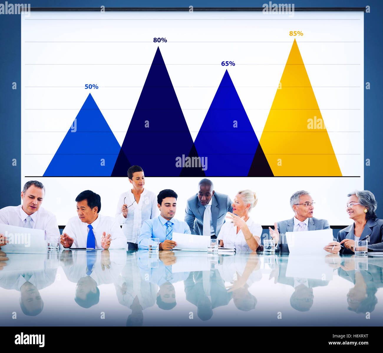 Business Data Analysis Strategy Marketing Graph Concept Stock Photo - Alamy