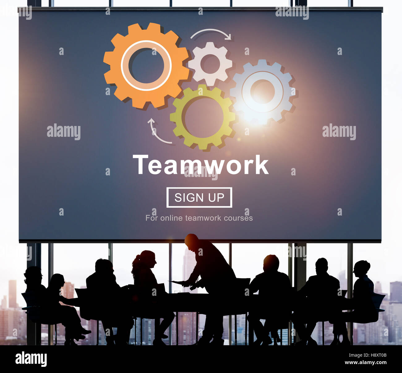 Team Teamwork Collaboration Cooperation Concept Stock Photo - Alamy