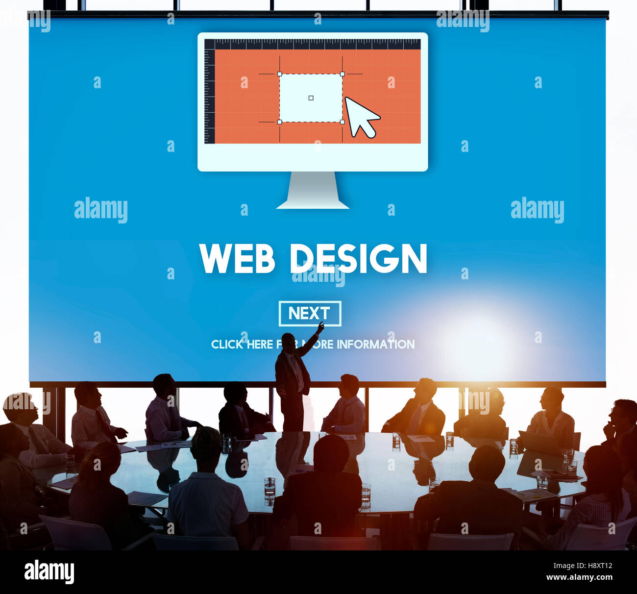 Web Design Homepage Internet layout Software Concept Stock Photo - Alamy