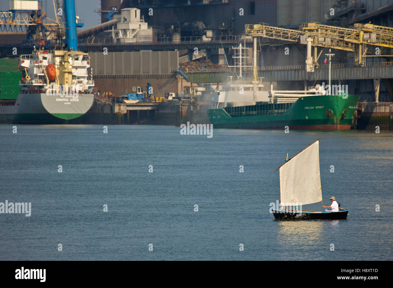 Small cargo boats hi-res stock photography and images - Alamy
