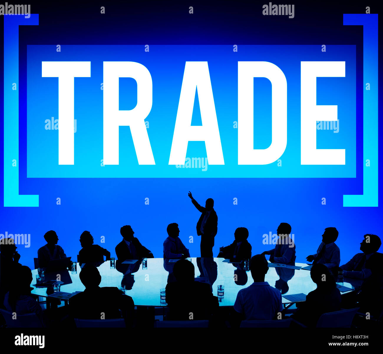 Trade Marketing Commercial Merchandise Concept Stock Photo - Alamy