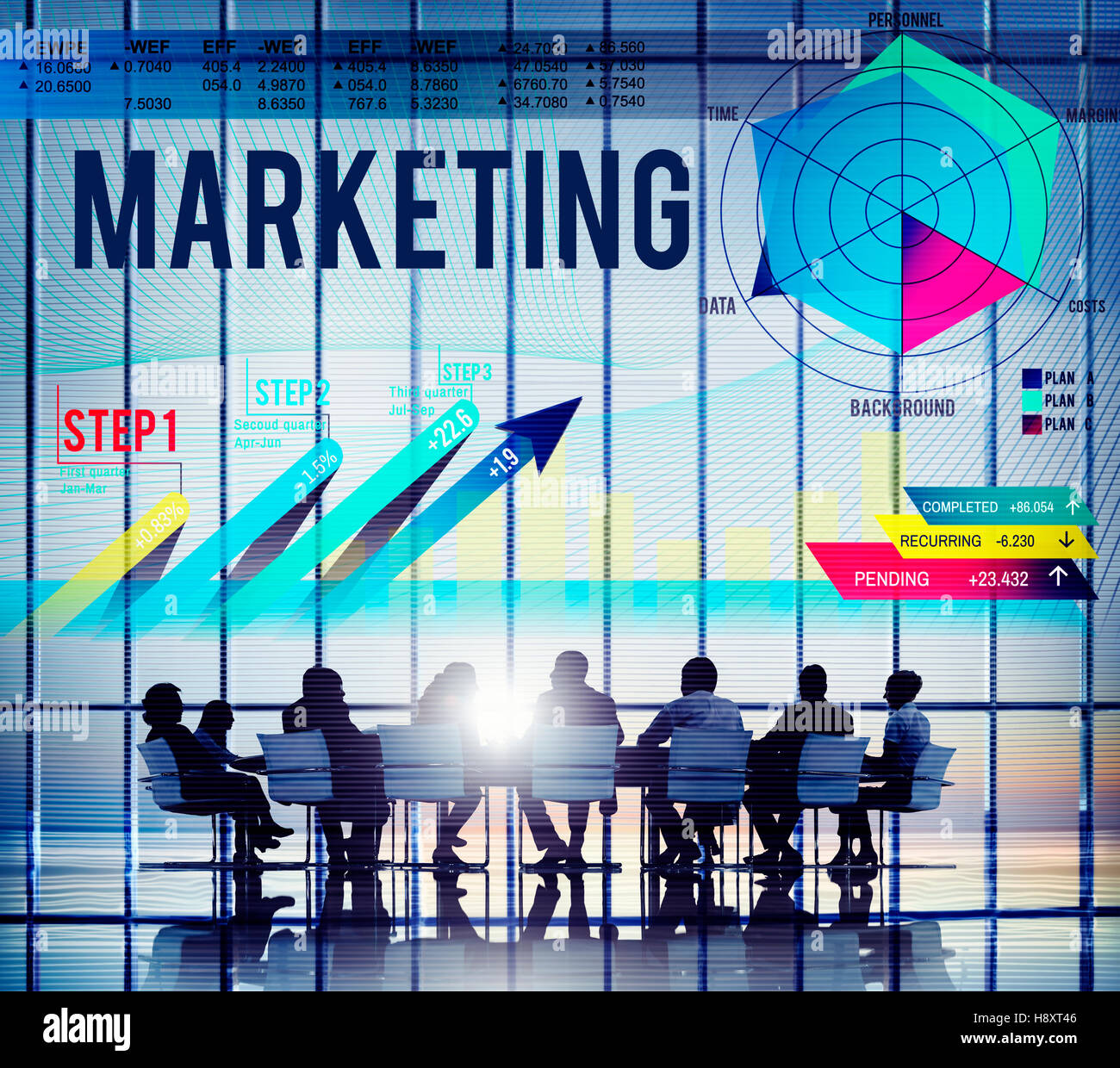 Marketing Planning Strategy Vision Advertisement Concept Stock Photo ...