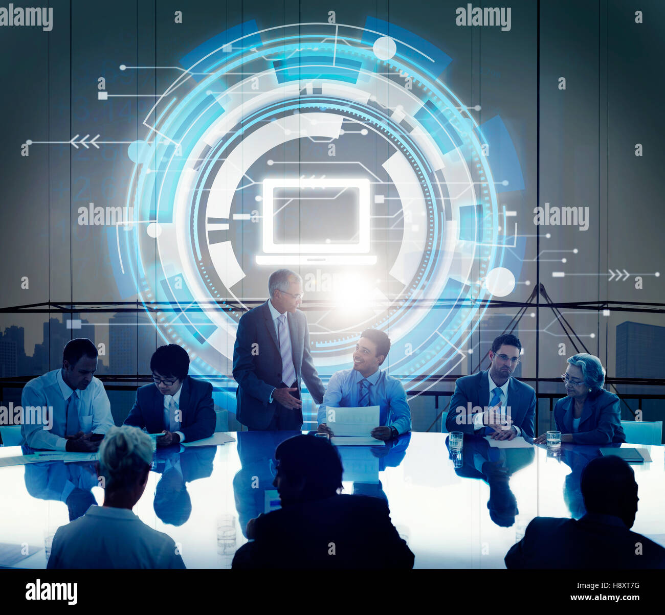 Computer Information Technology Connection Concept Stock Photo - Alamy