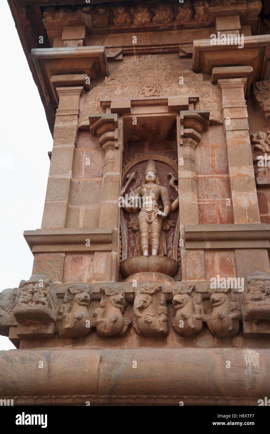 Chandrasekhara Siva, western niche, Brihadisvara Temple, Tanjore, Tamil ...
