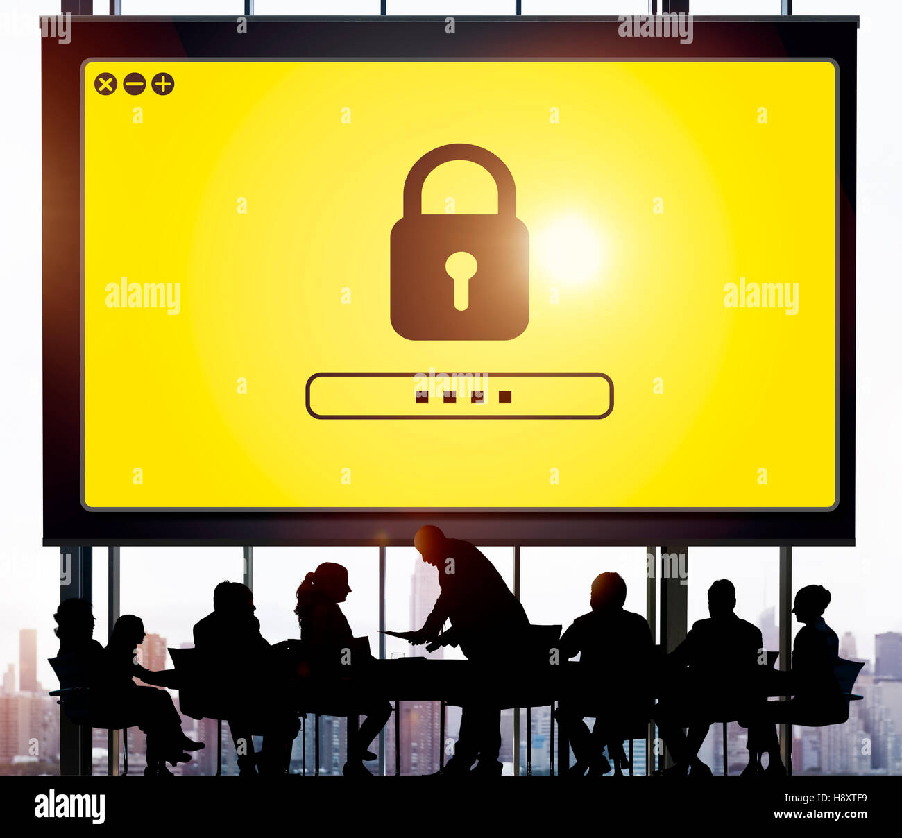 Lock Icon Password Protected Graphic Concept Stock Photo - Alamy