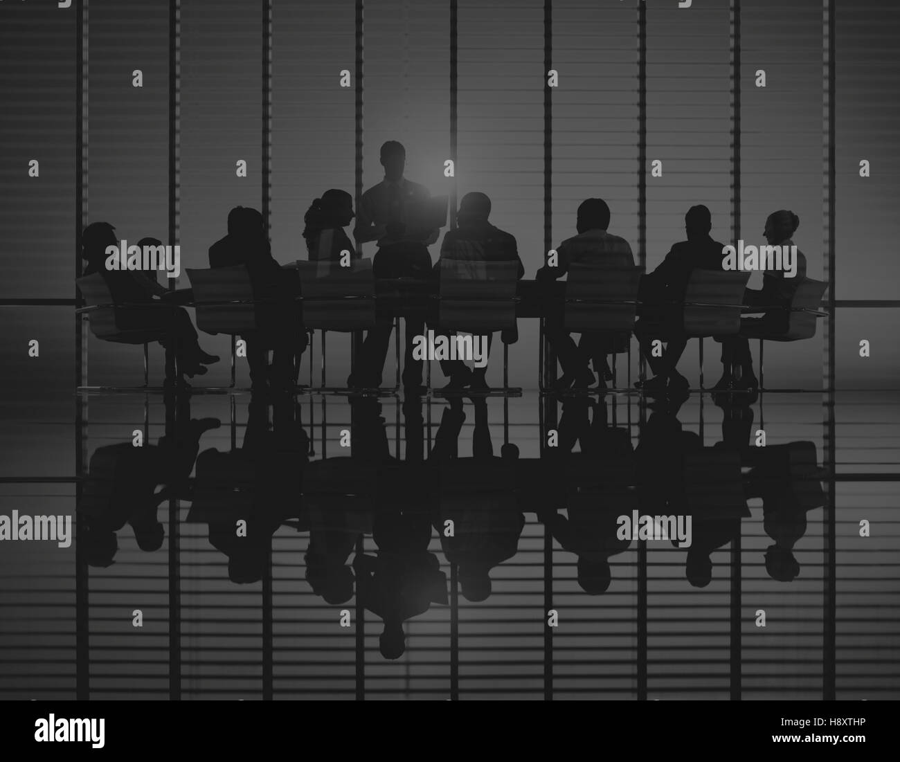 Business People Meeting Discussion Communication Concept Stock Photo ...
