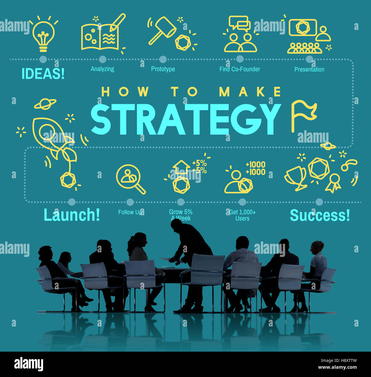 Strategy Development Objective Planning Vision Concept Stock Photo - Alamy