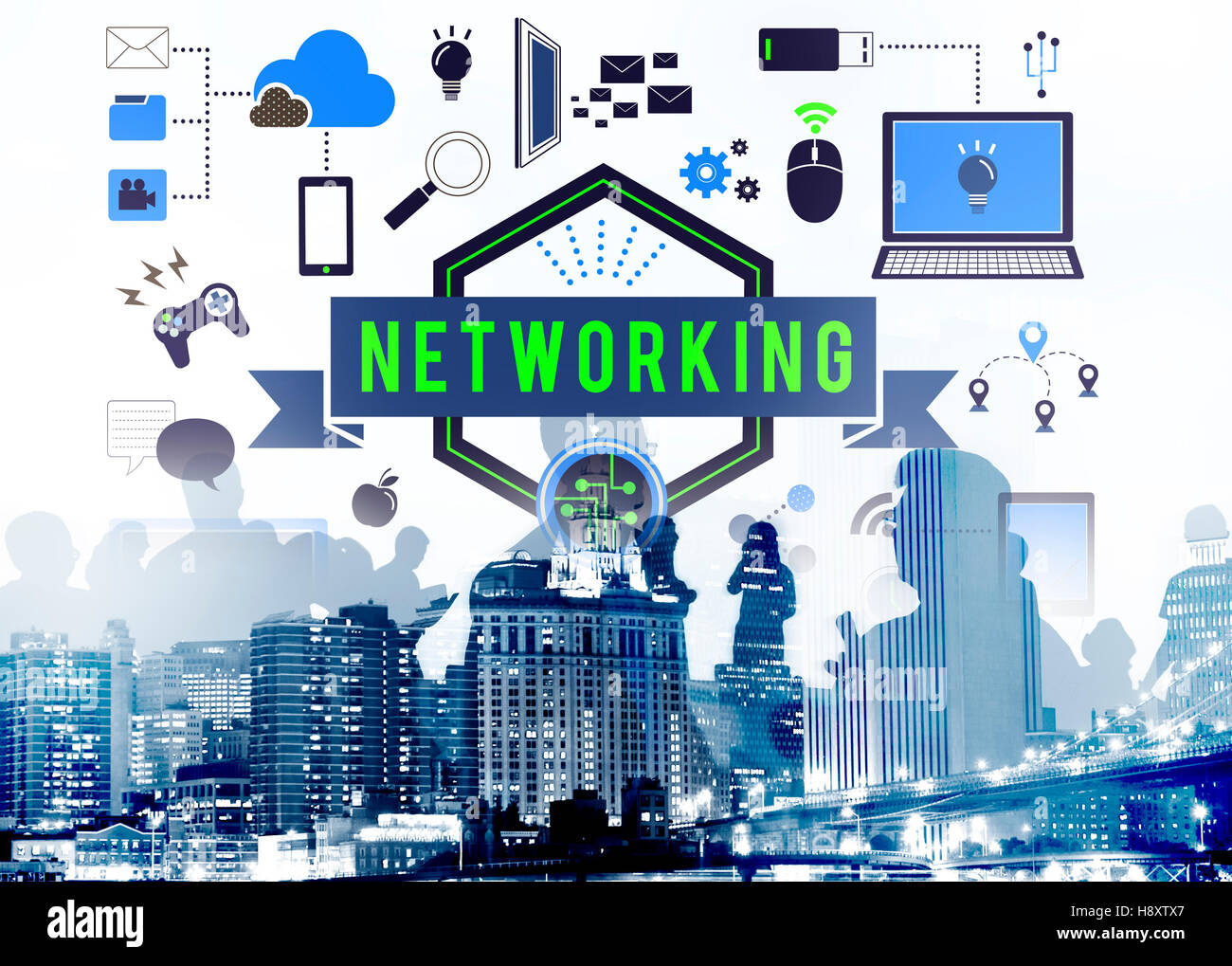 Networking Connection Domain System Computer Concept Stock Photo - Alamy