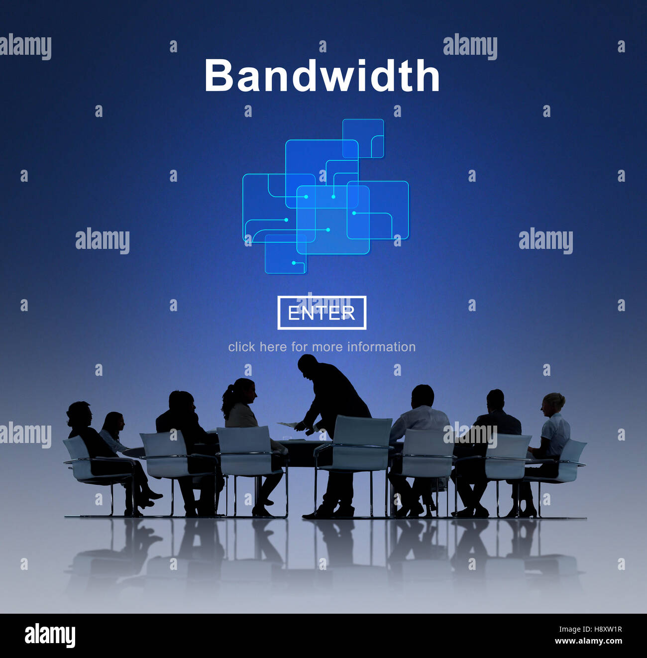 Bandwidth Broadband Connection Data Information Internet Concept Stock ...
