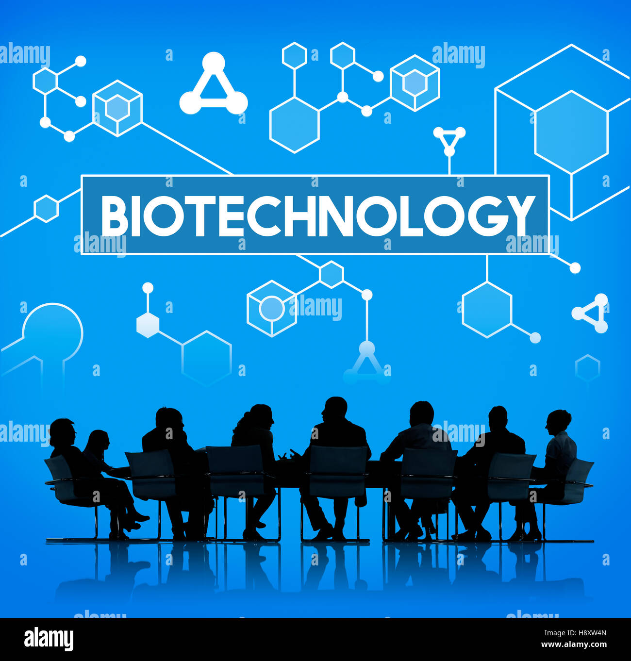 Biotechnology DNA Cell Molecule Experiment Research Concept Stock Photo ...