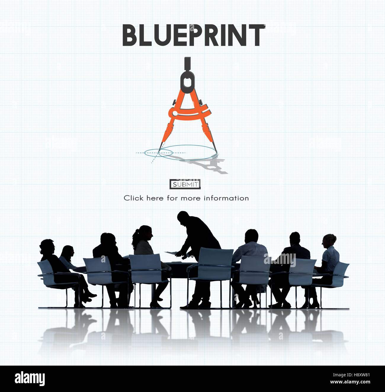 Blueprint Architect Dimensions Project Drafting Concept Stock Photo - Alamy