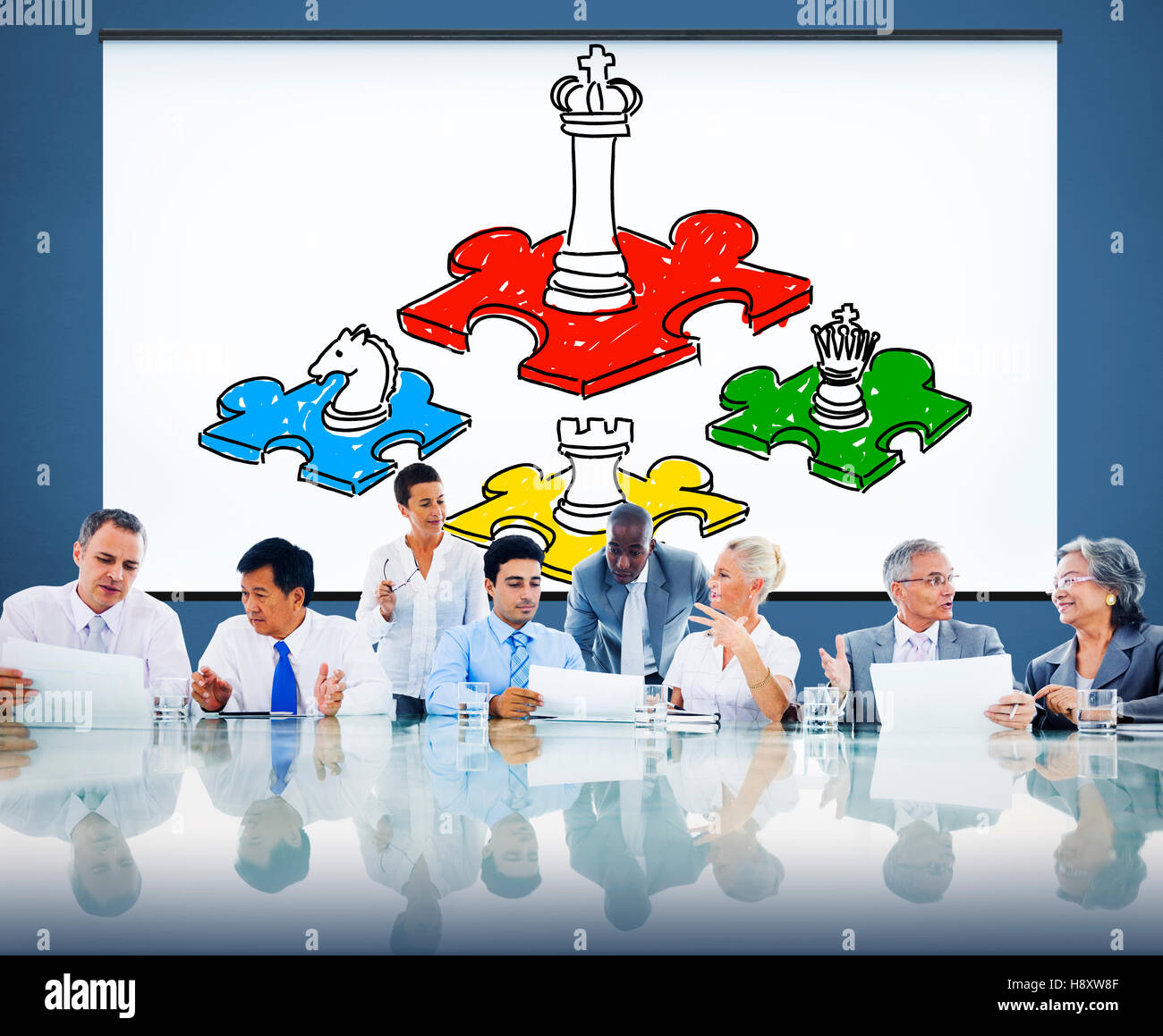 Chess Minded Game Tactics Leadership Strategy Concept Stock Photo - Alamy