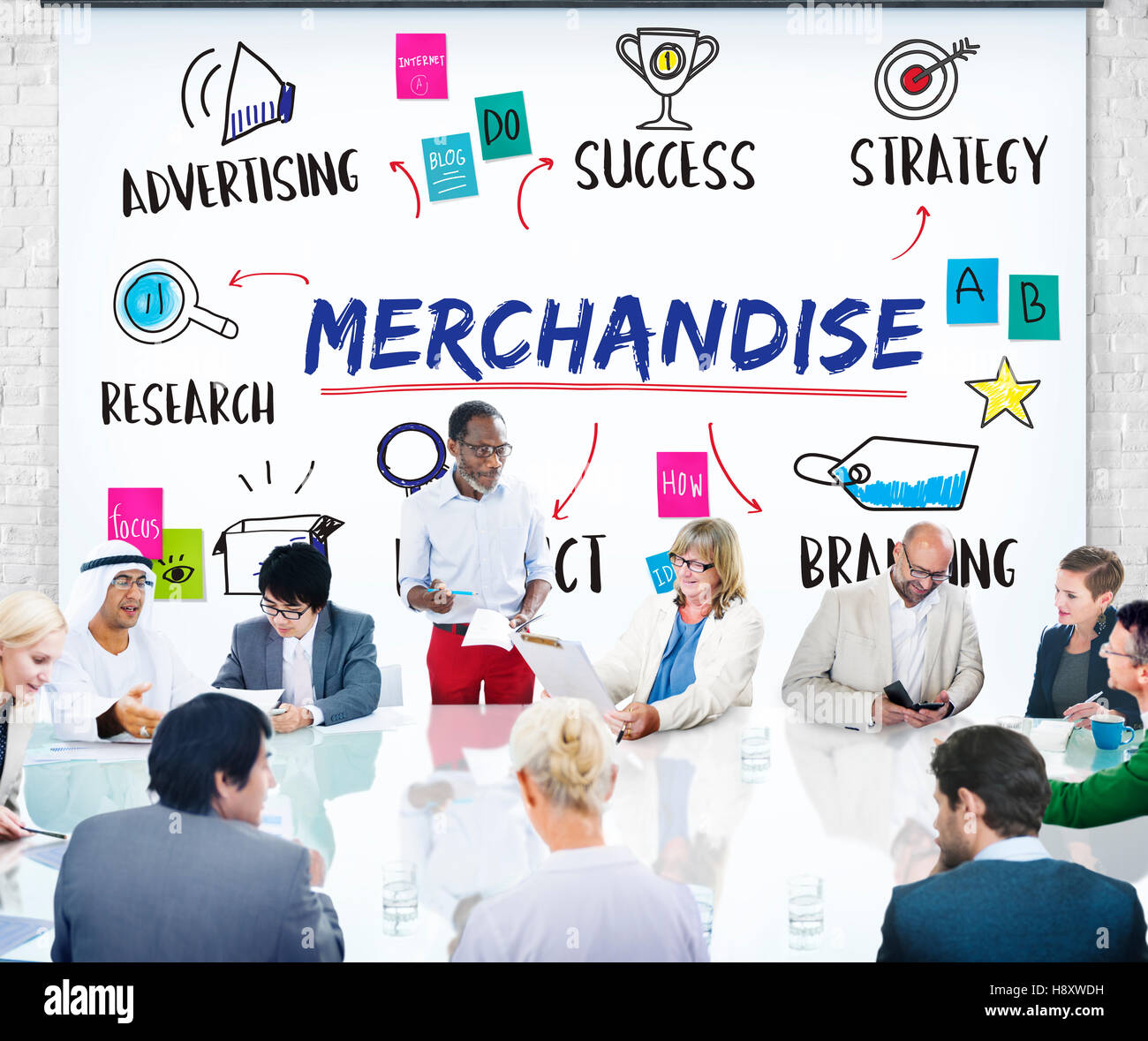 Merchandise Business Goal Investment Plan Concept Stock Photo - Alamy