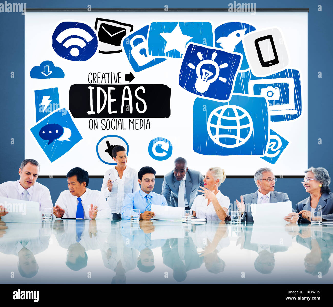 Ideas Innovation Creativity Knowledge Inspiration Vision Concept Stock ...