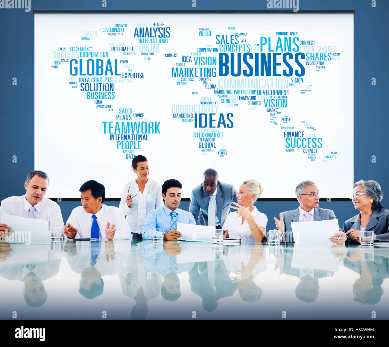 Global Business Opportunity Growth Organization Concept Stock Photo - Alamy