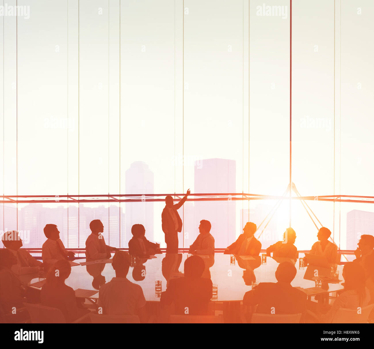 Meeting Room Business Meeting Leadership COncept Stock Photo - Alamy