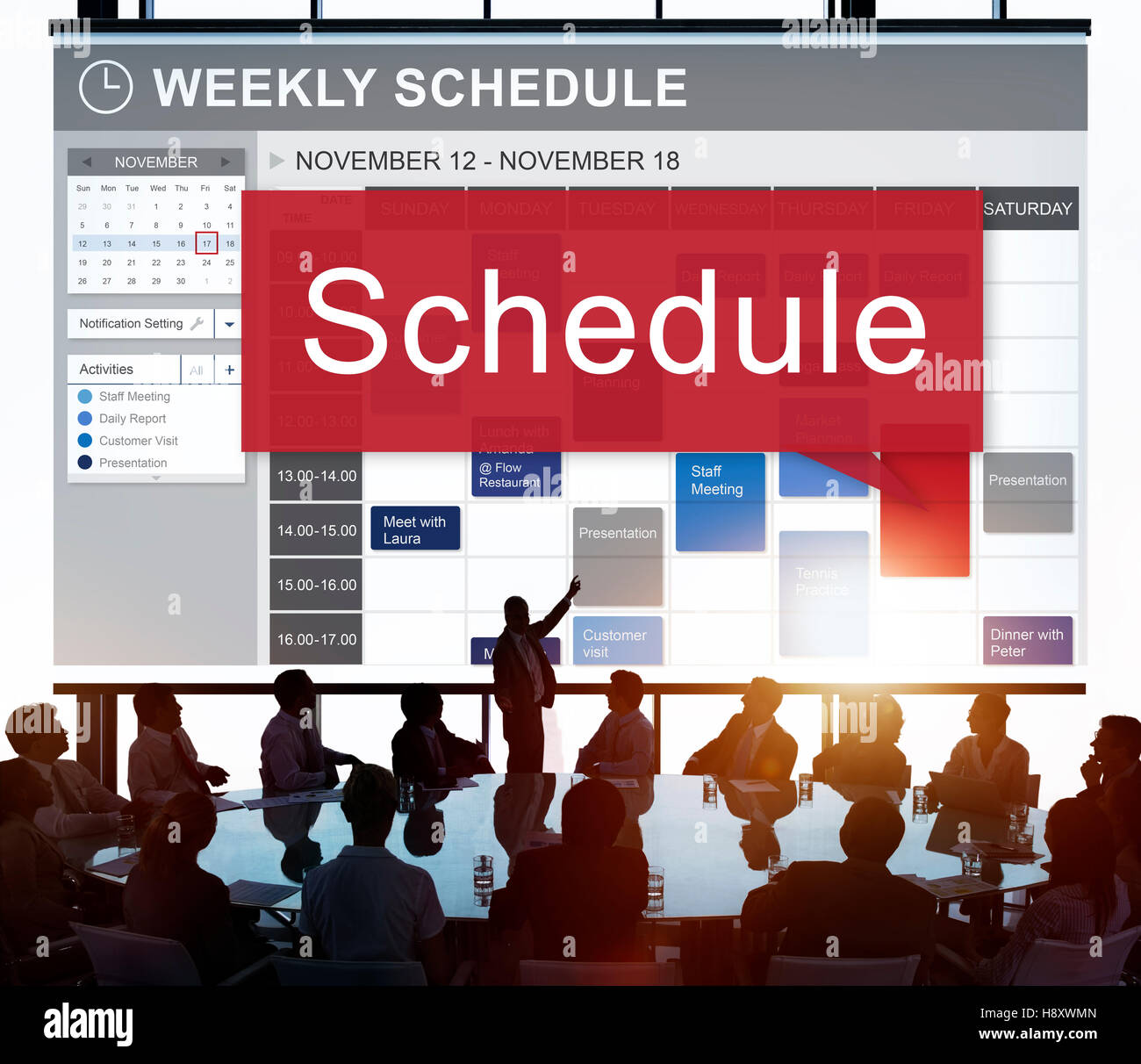 Schedule Organization Planning List To Do Concept Stock Photo - Alamy