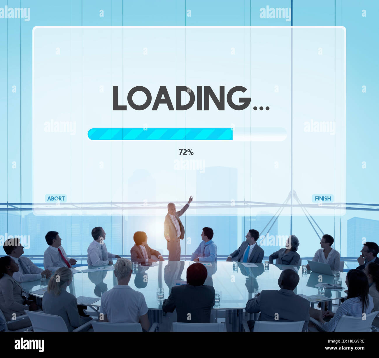 Speed Progress Bar Icon Technology Concept Stock Photo - Alamy
