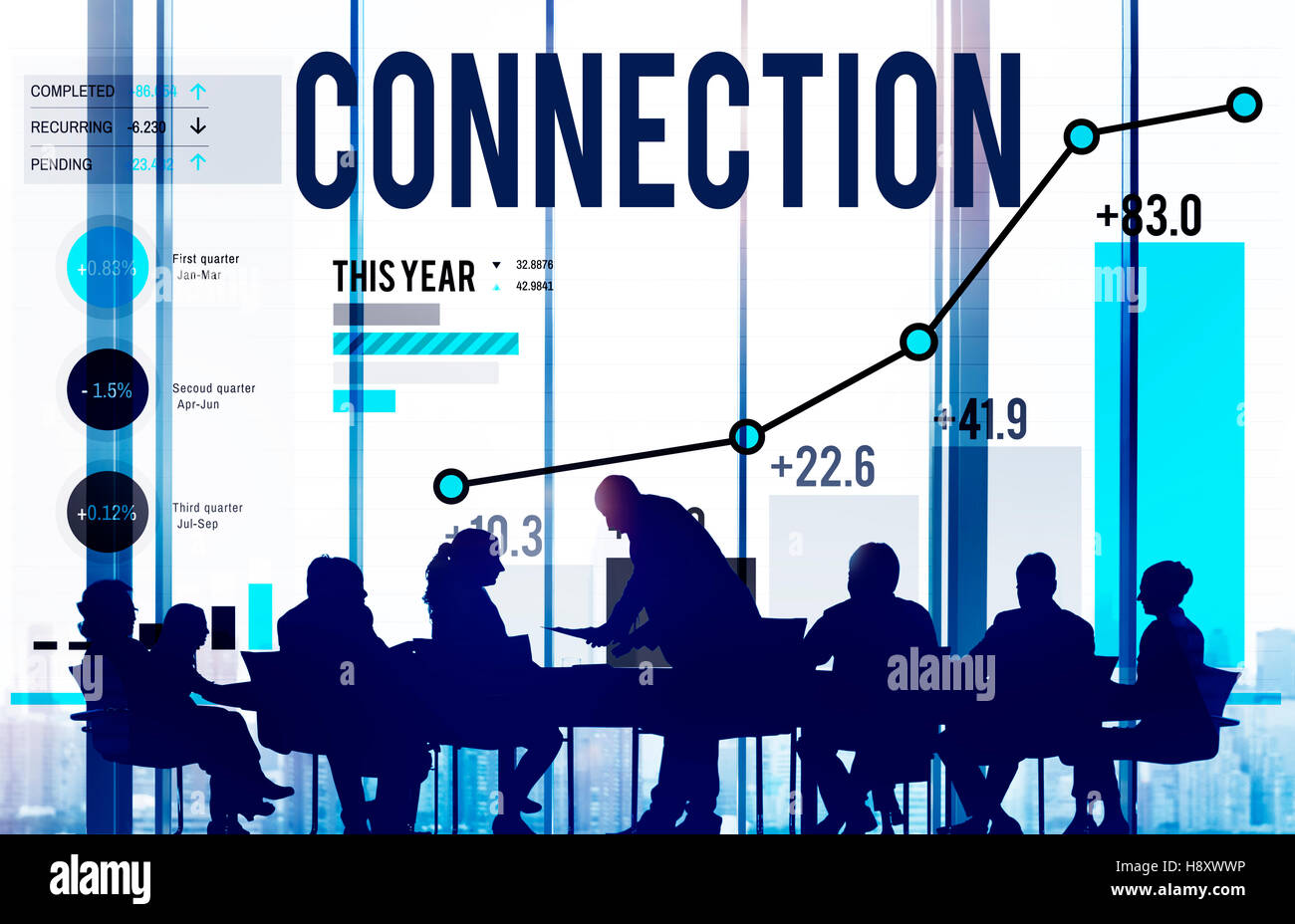 Networking Connection Global Communication Link Concept Stock Photo - Alamy