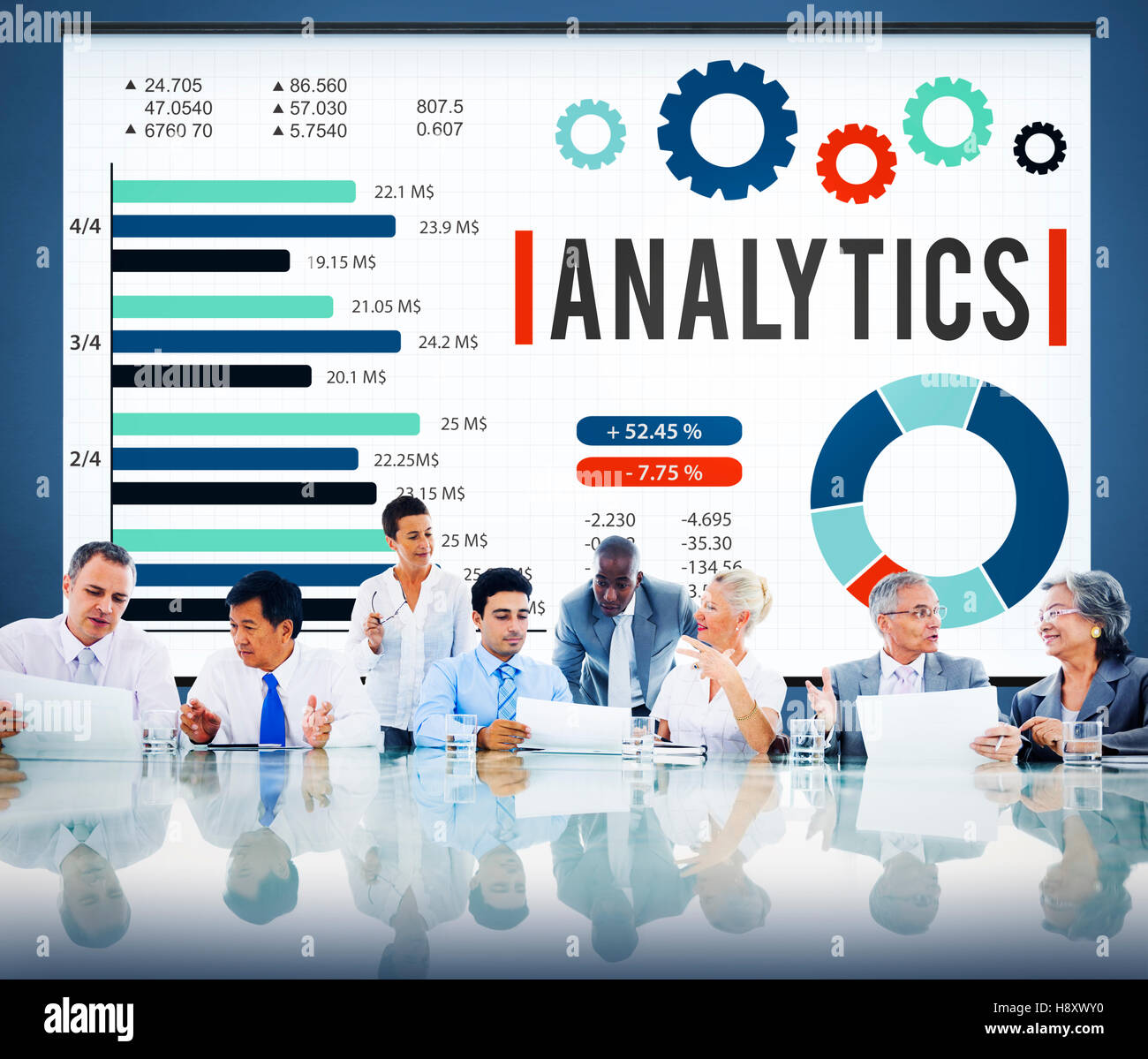 Analytics Information Statistics Strategy Data Concept Stock Photo - Alamy