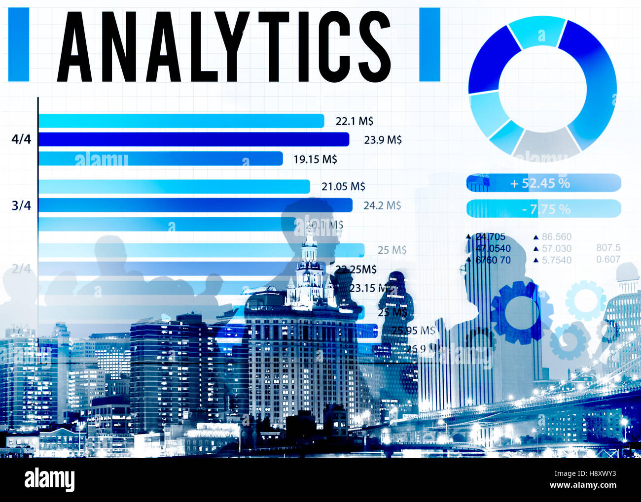 Analytics Information Statistics Strategy Data Concept Stock Photo - Alamy