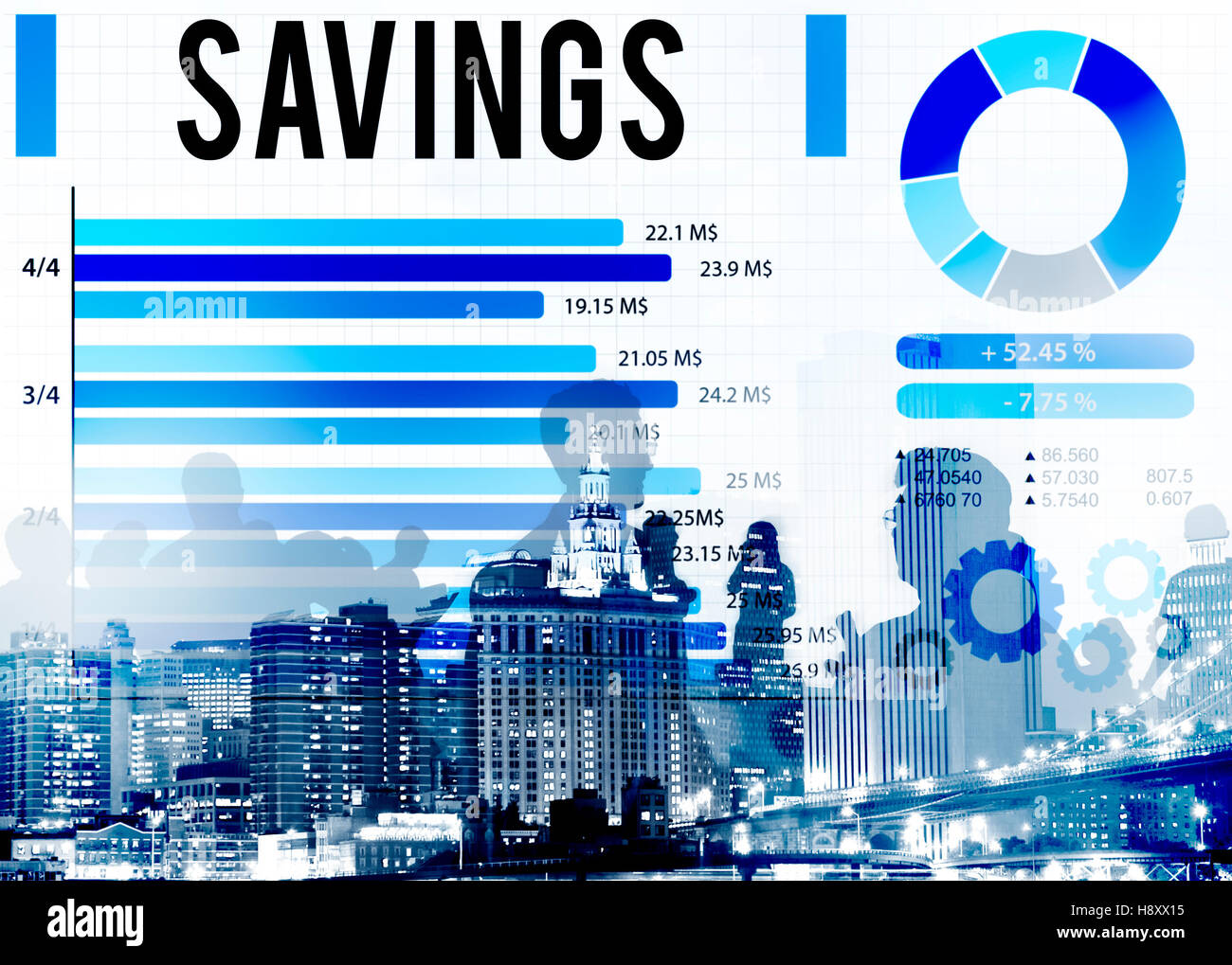 Savings Finance BudgetEconomy Money Save Concept Stock Photo - Alamy