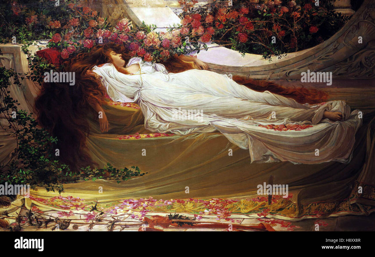 Thomas Ralph Spence The Sleeping Beauty Stock Photo - Alamy
