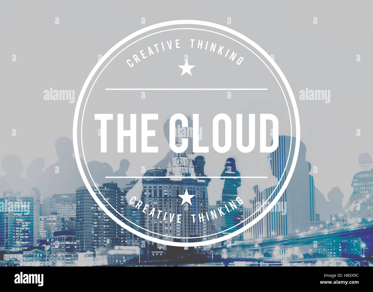 The Cloud Computing Communication Connection Network Concept Stock ...