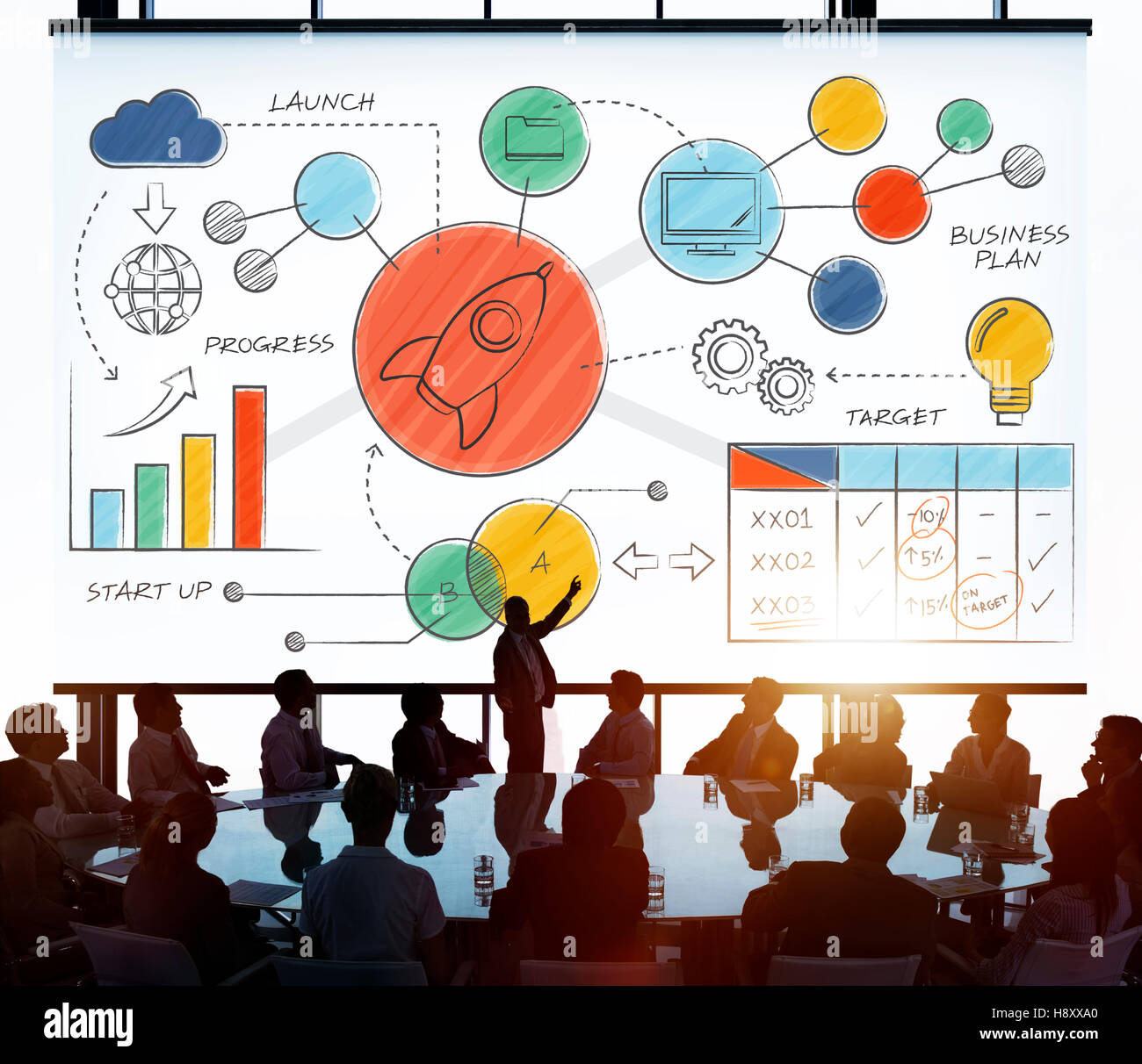 Business Strategy Design Plan Drawing Concept Stock Photo - Alamy