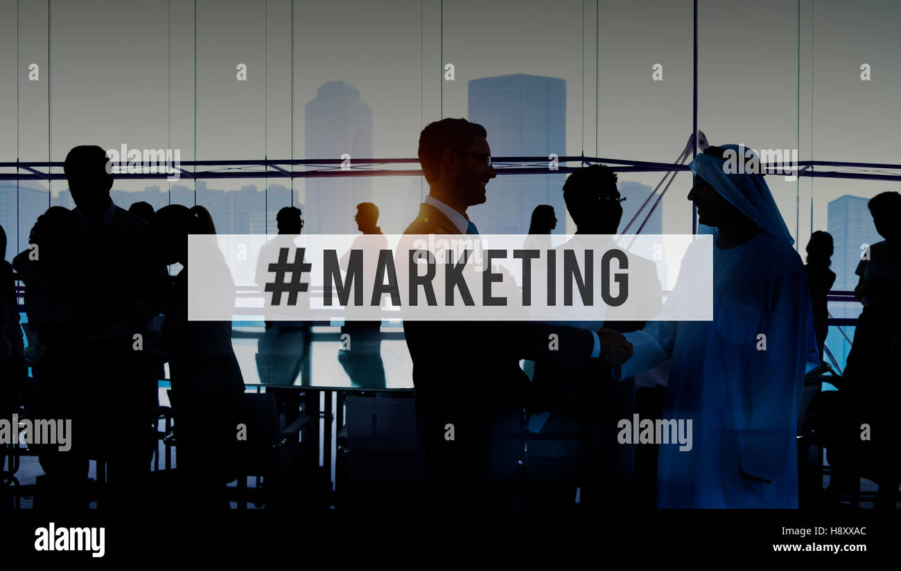 Marketing Business Advertising Commercial Vision Concept Stock Photo ...