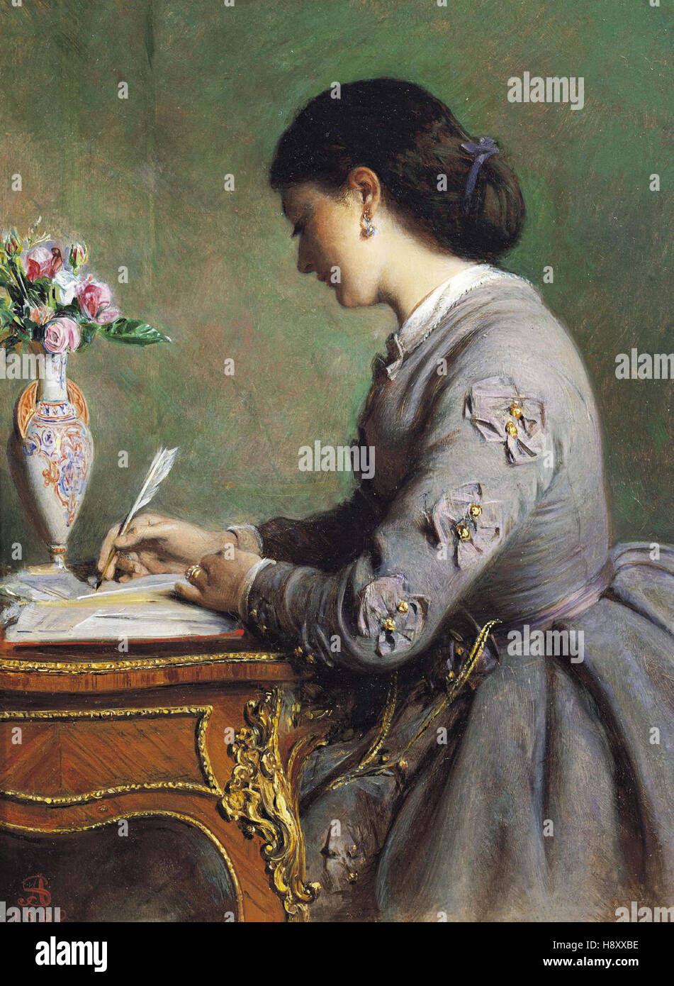 Abraham Solomon The Letter Stock Photo - Alamy