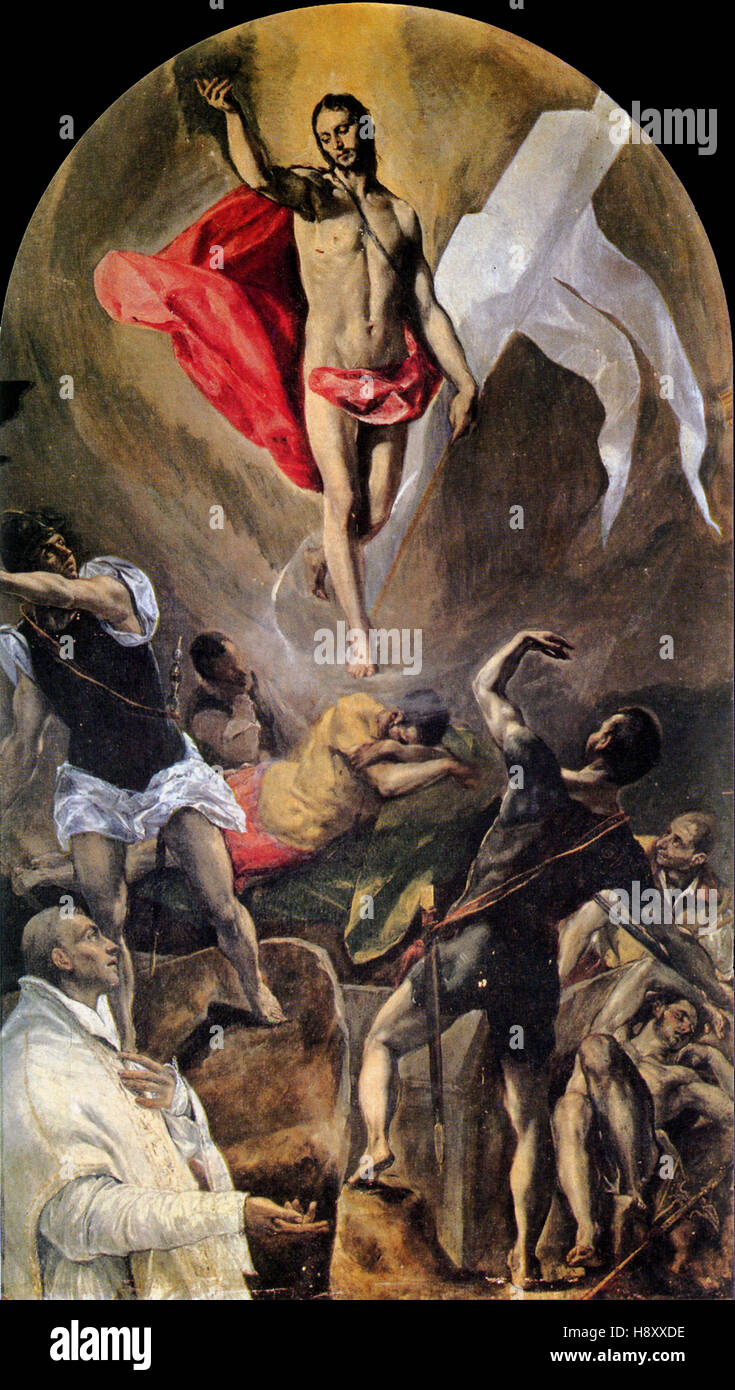 El Greco The Resurrection Of Christ Christ In The Garden Of Olives By