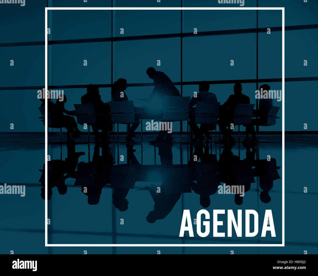 Agenda Plan Program Schedule Calendar Concept Stock Photo - Alamy