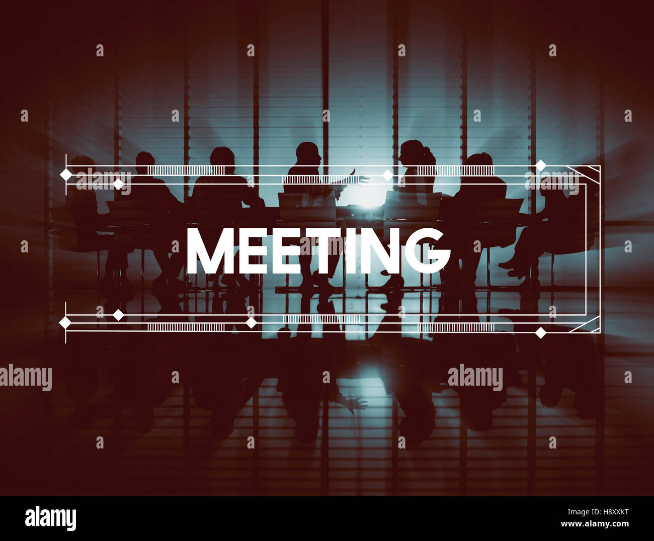 Meeting Conference Assembly Brainstorm Discussion Concept Stock Photo ...