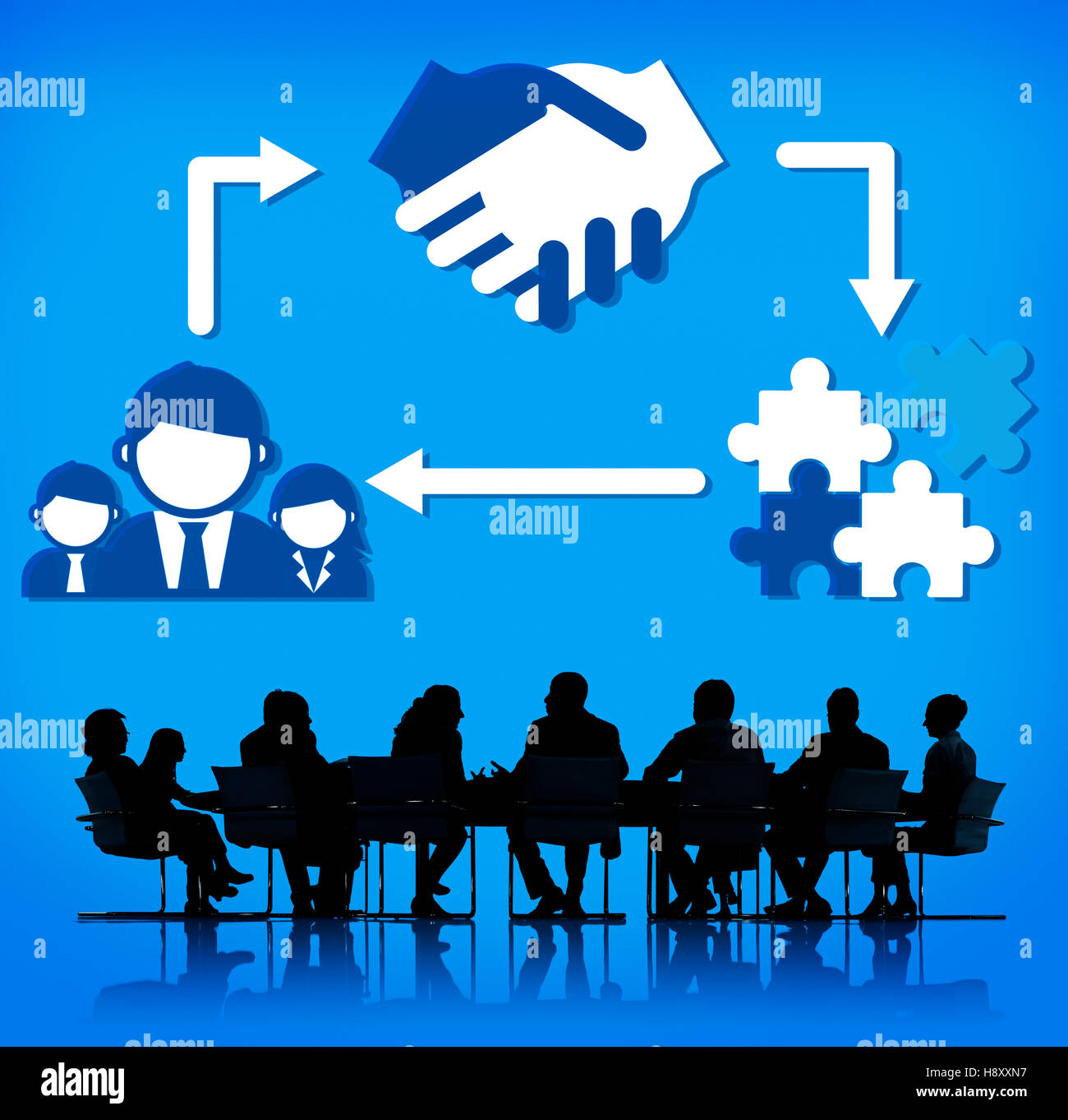 Partnership Team Corporate Collaboration Connection Concept Stock Photo ... Partnership Team Corporate Collaboration Connection Concept Stock Photo ...