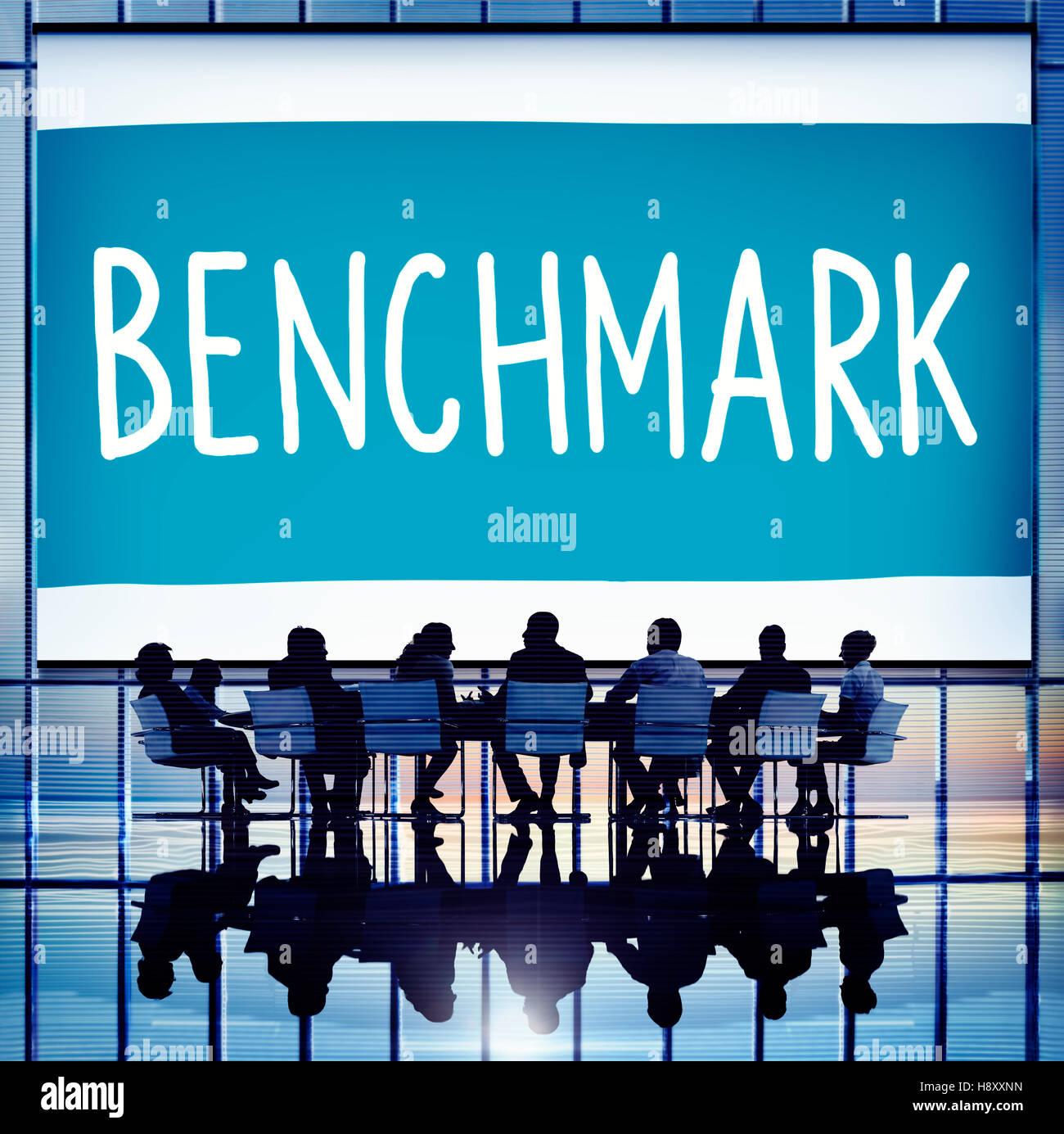 Benchmark Standard Management Improvement Benchmarking Concept Stock ...