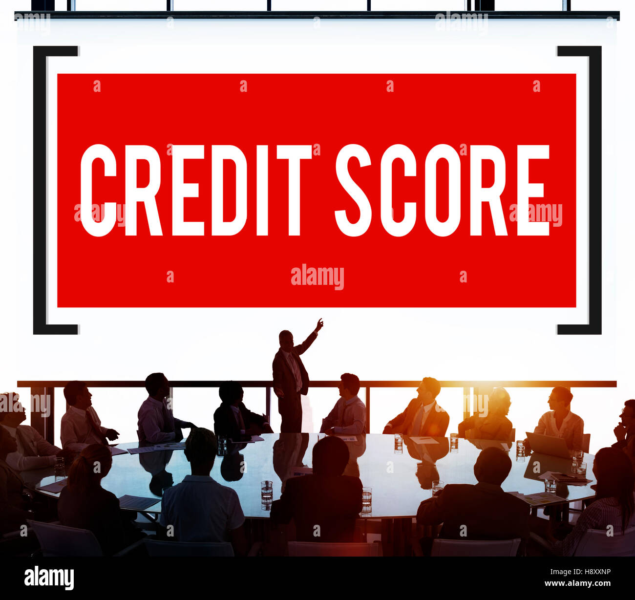 Credit Score Financial payment Rating Budget Money Concept Stock Photo ...